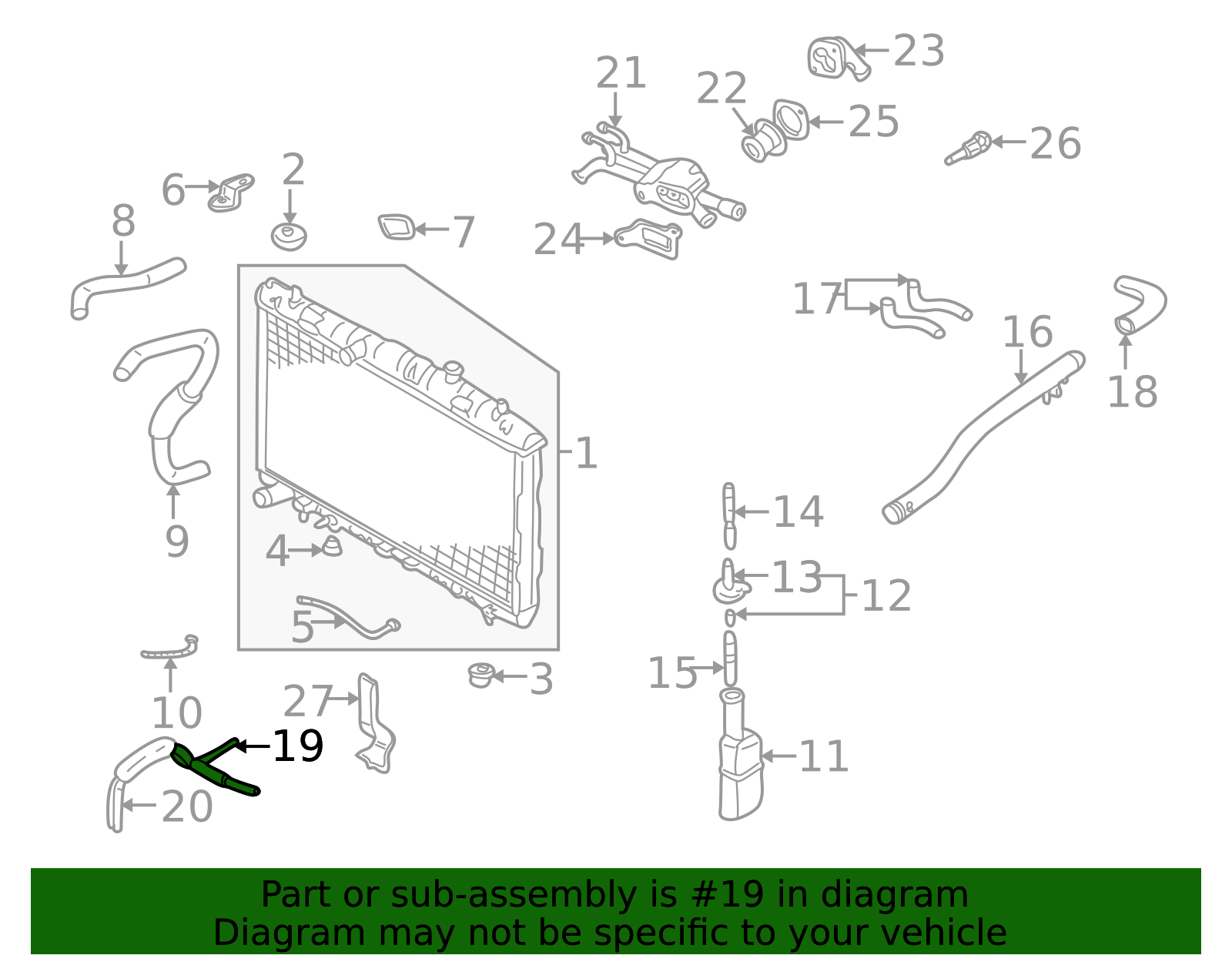 2003-2008 Hyundai Tiburon Pressure Hose 25420-2C200 | MotorMotor