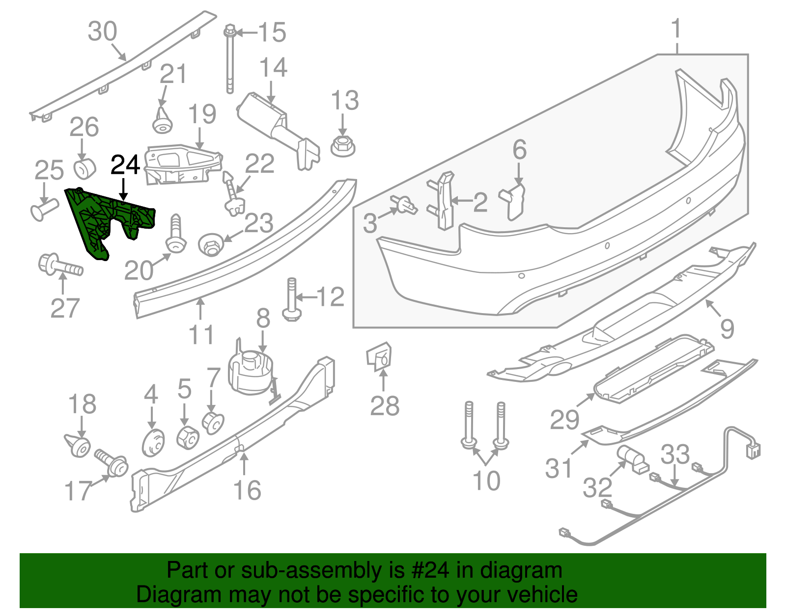 4F5-807-453 - Bumper Guide 2005-2011 Audi | Audi OEM Parts Guy