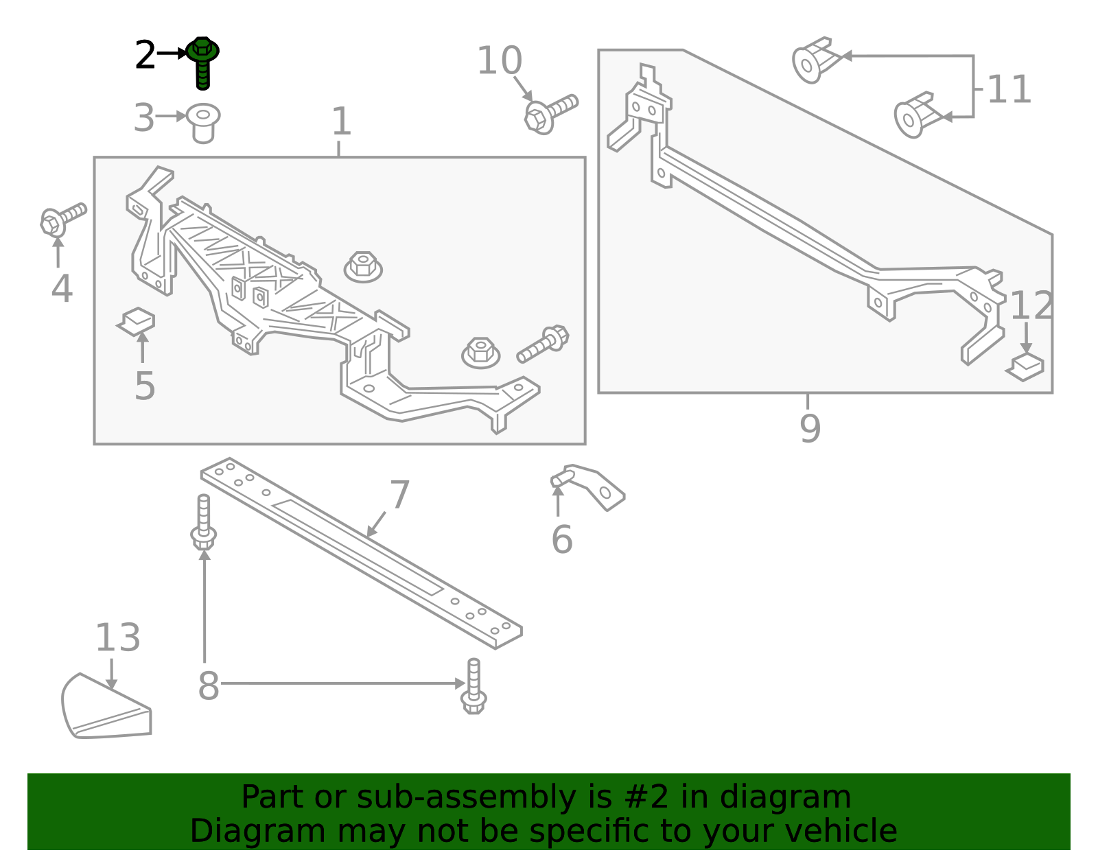 2015-2025 Ford Reservoir Bolt W710665-S442 | QuirkParts