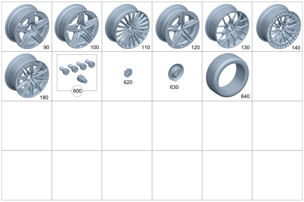 254-400-06-00 - Spoke Wheel 2016-2026 Mercedes-Benz | Mercedes-Benz USA ...
