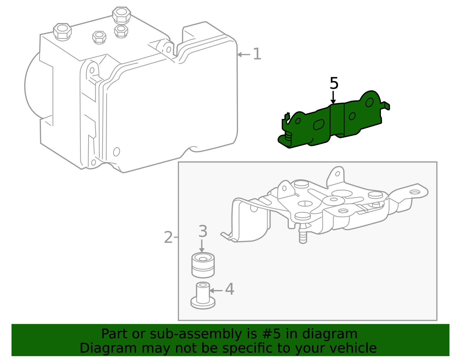 44590-60080 - Mount Bracket 2024-2025 Toyota Land Cruiser | Toyota San ...