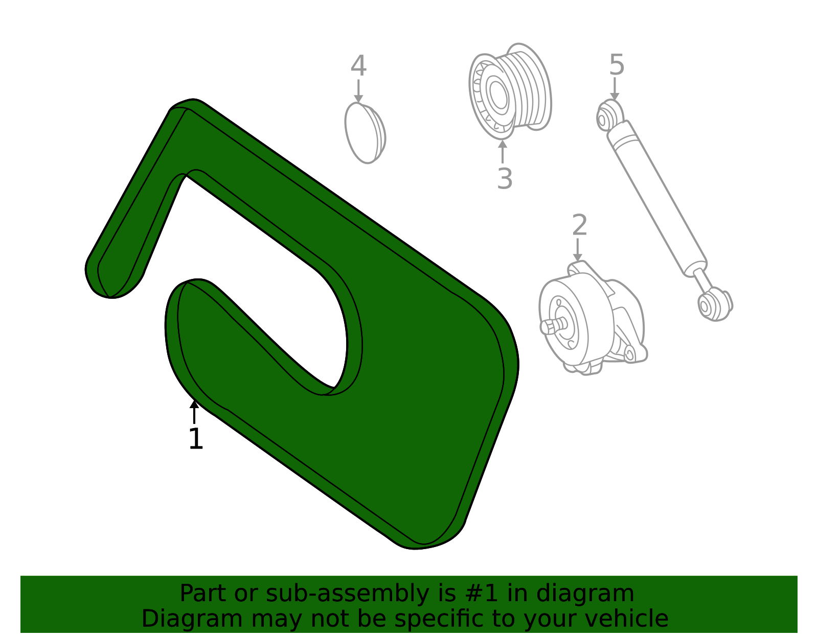 011-997-96-92 - Serpentine Belt 1998-2002 Mercedes-Benz | Mercedes-Benz ...