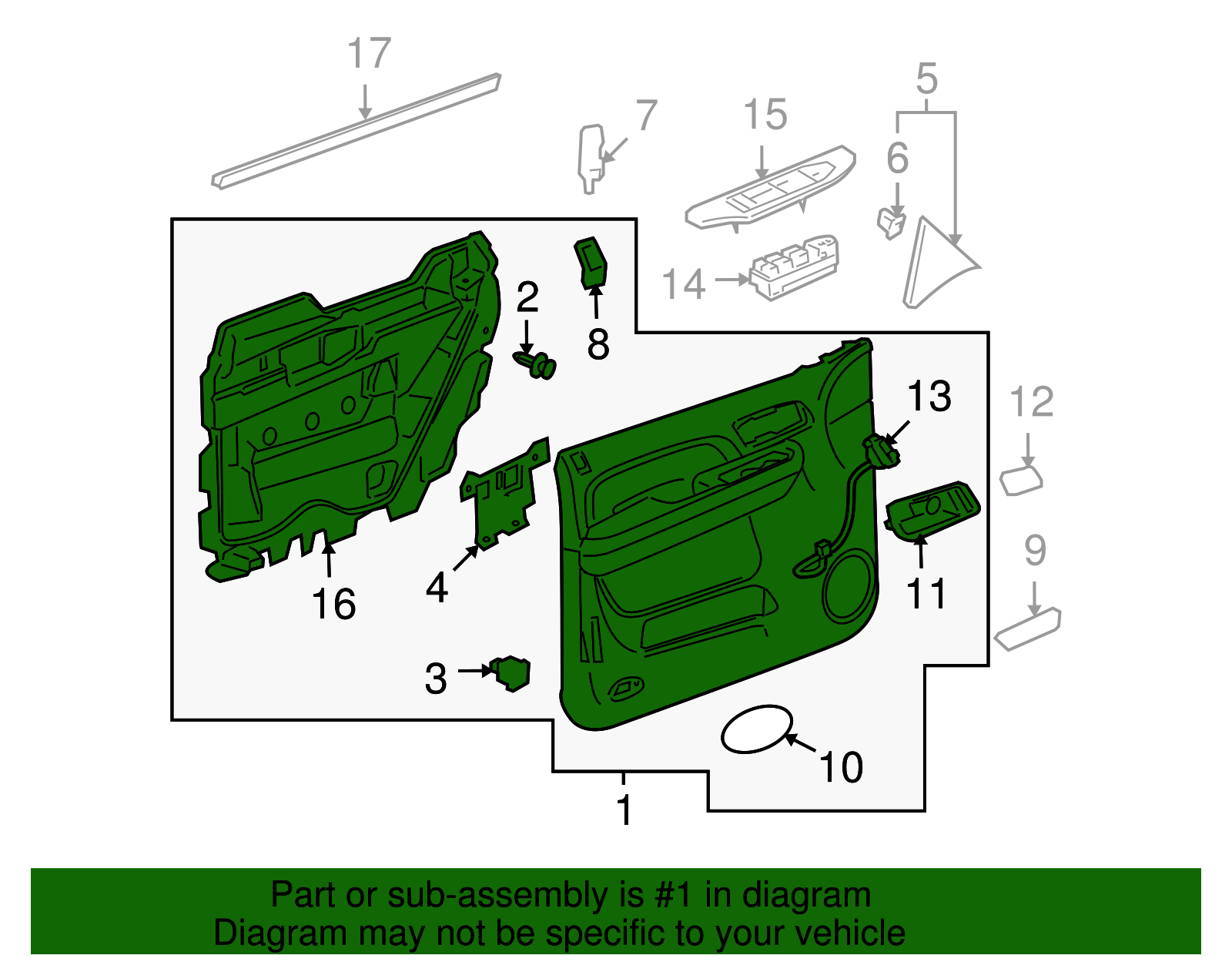 Buy Genuine GM Auto Parts - Trim (Part # 84127291) | GM Parts Store