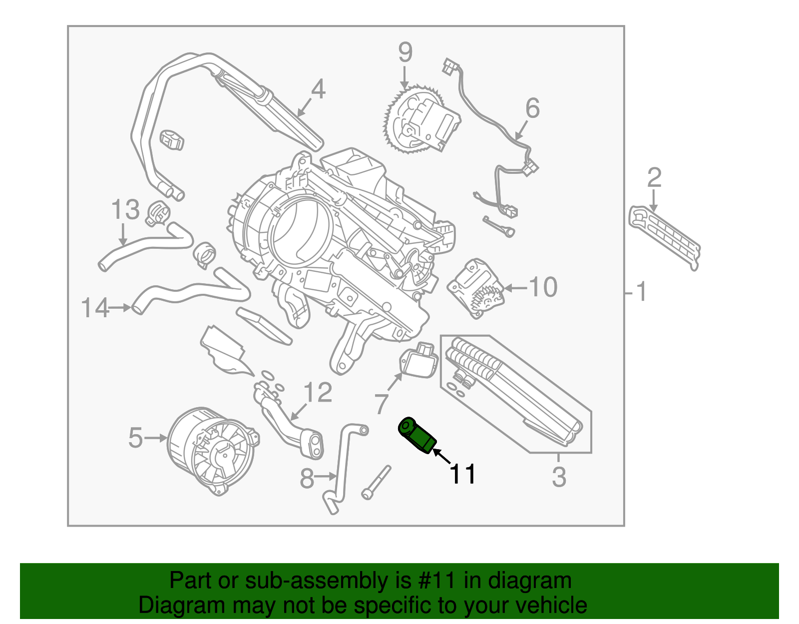 OEM 2008-2020 Toyota Expansion Valve 88515-0E110 | LaGrange Toyota Parts