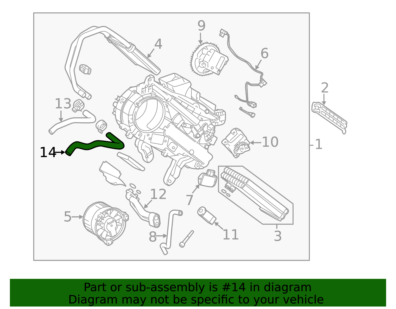 2011-2020 Toyota Sienna Outlet Hose 87245-08350 | MotorMotor
