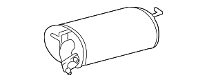 17430-0H140 - Muffler W/Tailpipe - 2004-2006 Toyota Camry | OEM Genuine ...