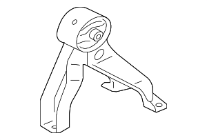 2007-2013 Mitsubishi Outlander Rear Mount Bracket MN184094 | Mitsubishi ...