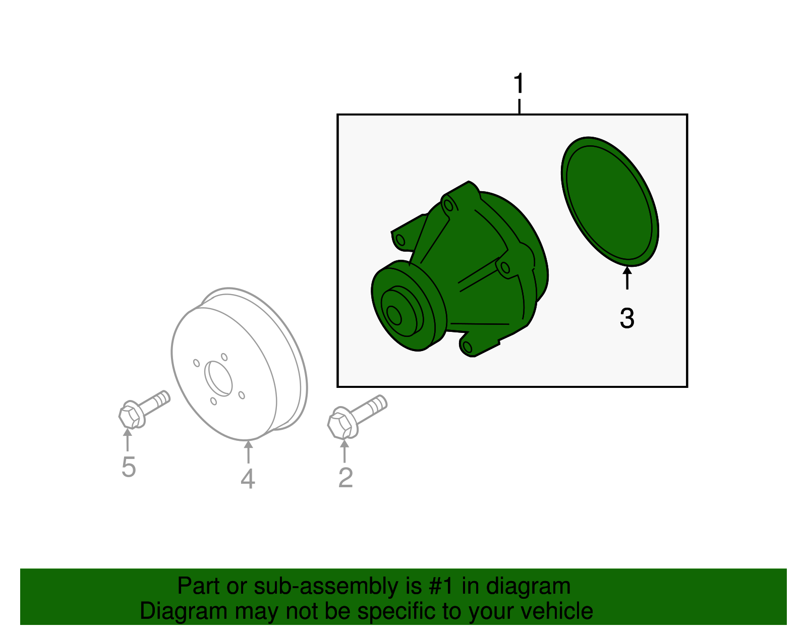 1997-2019 Ford Pump Assembly Water 4C3Z-8501-D | OEM Parts Online
