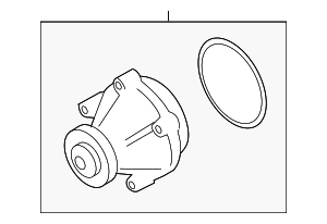 4C3Z-8501-D - Pump Assembly Water - 1997-2019 Ford | Lasco Auto Parts