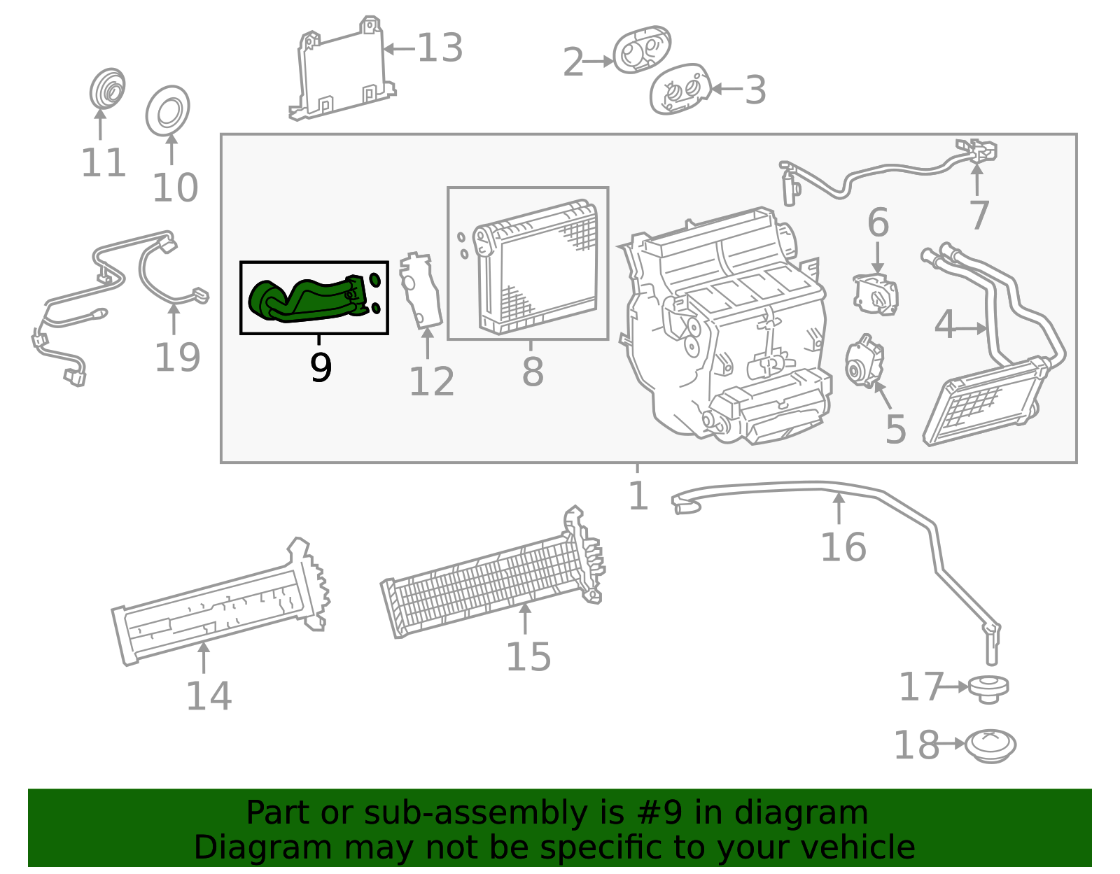 2022-2025 Toyota Evaporator Tube 88710-0C870 | Toyota Parts Center