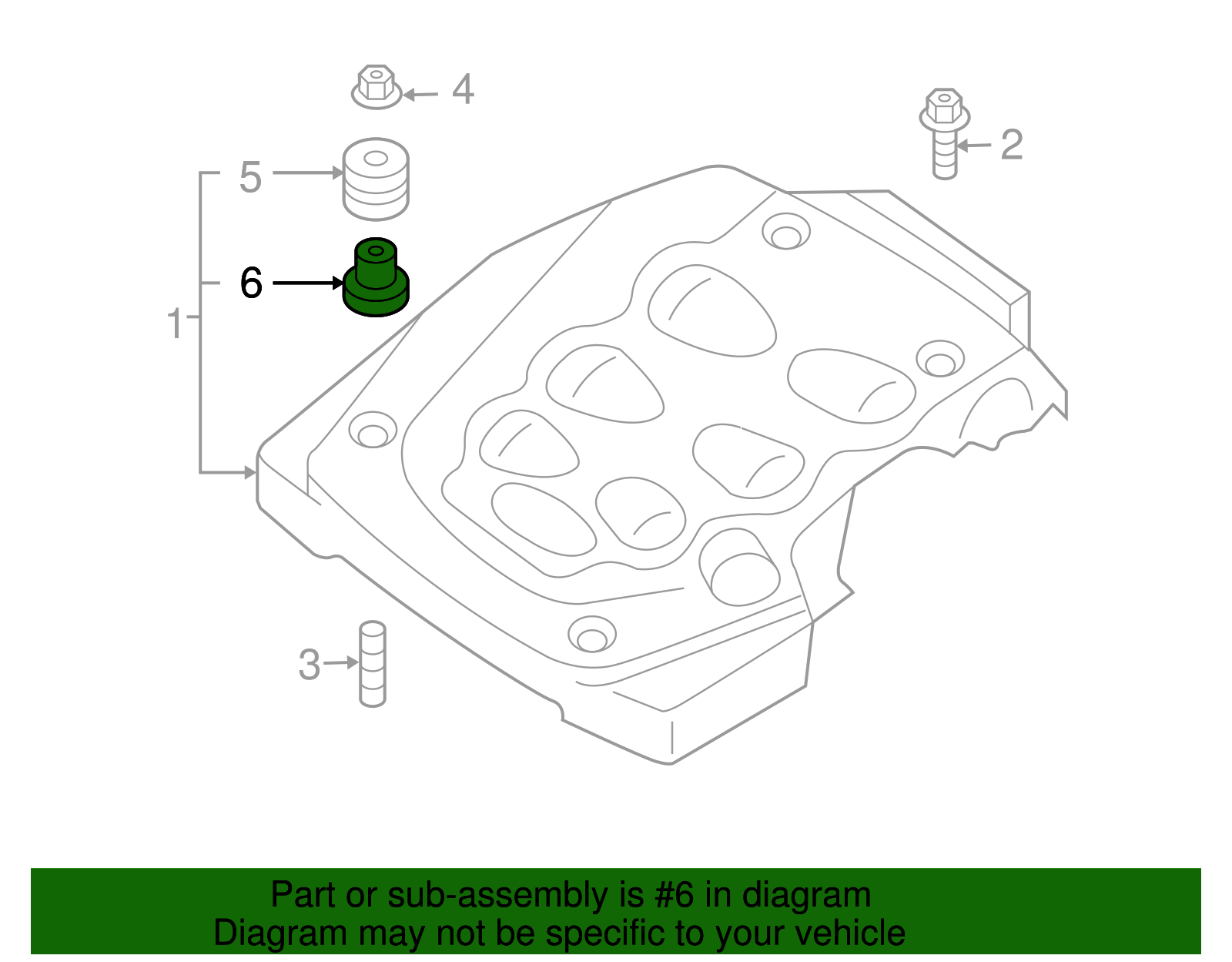 16566-2Y50A - Engine Cover Retainer 2002-2010 Infiniti | Infiniti of ...
