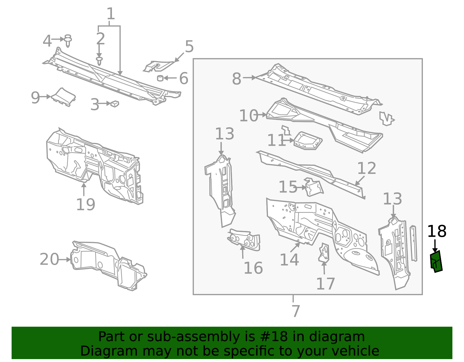 Passenger Side Plenum Drain Valve 22837626 | OEM Parts Online
