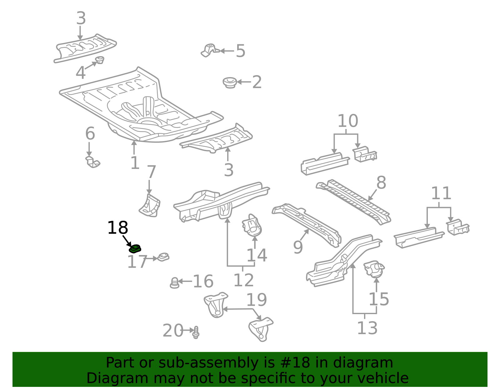 Genuine Official Toyota Side Rail Assembly Plug part# 90950-01550 for ...