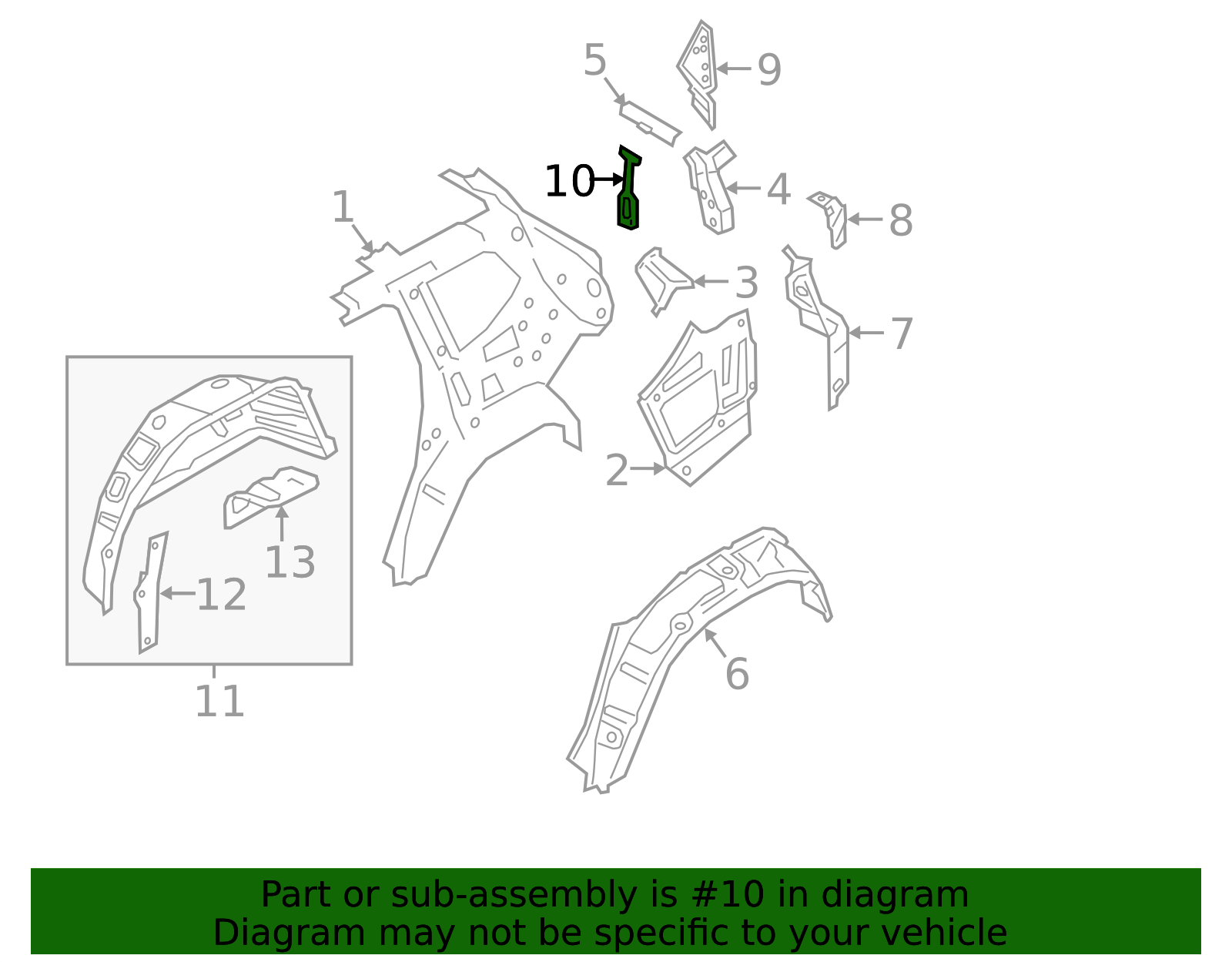 3CN-809-587 - High-Quality Wheel Housing Bracket for 2018-2025 ...
