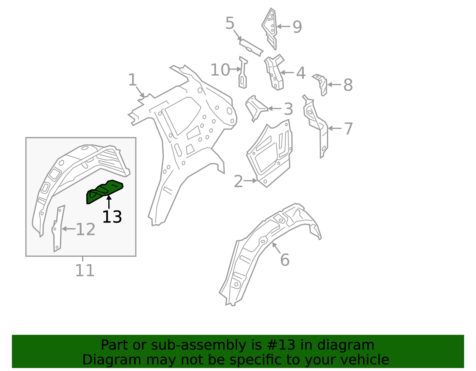 2018-2025 Volkswagen Mount Plate 3QF-802-192 | VW Direct Auto Parts