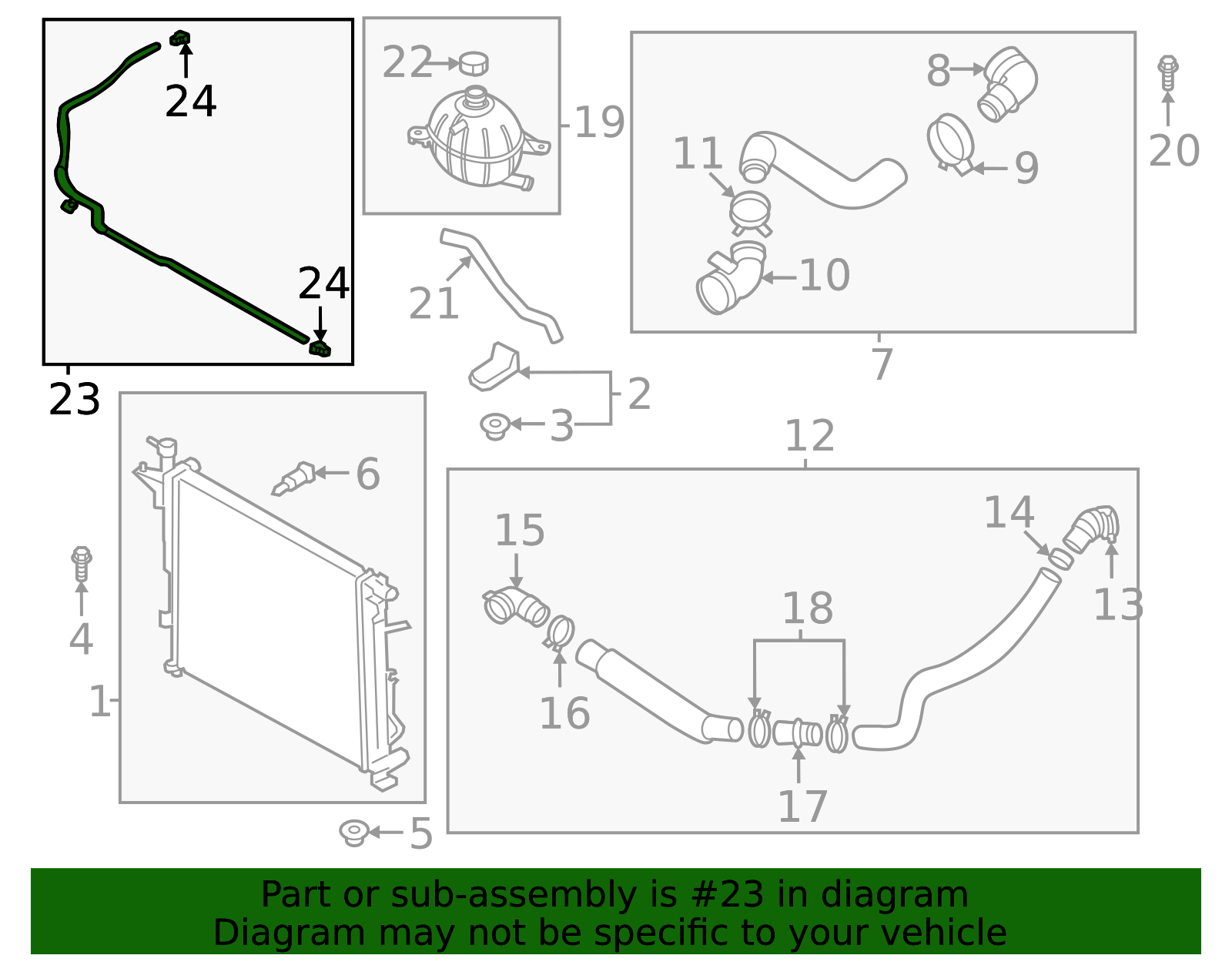25451-P6000 - High-Quality Overflow Hose for 2024-2025 Hyundai Santa Fe ...