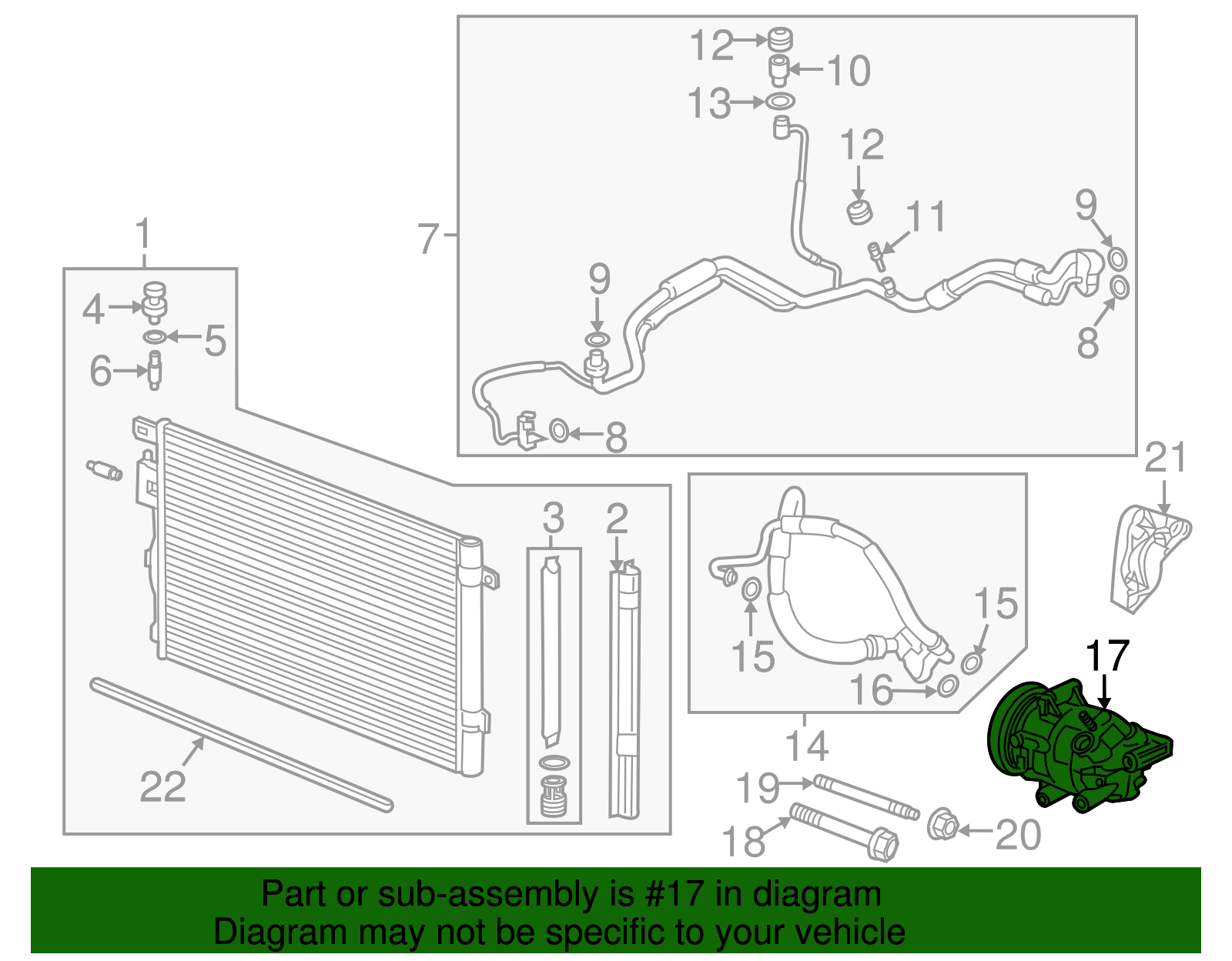 2018-2020 GM Compressor 84666663 | Capital Chevy Parts
