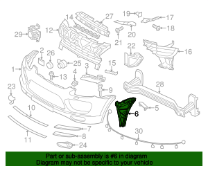2011-2014 Porsche Cayenne Guide 958-505-177-00 | OEM Parts Online