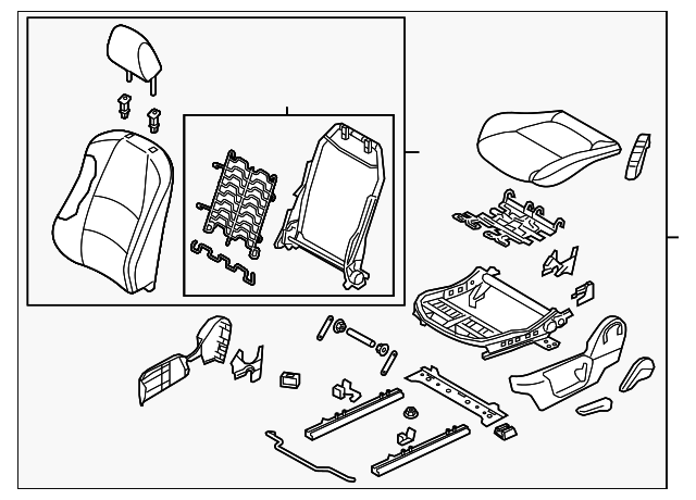 BHCB-57-150-02 - Seat Assembly 2023-2024 Mazda 3 | Mazda Wholesale Direct