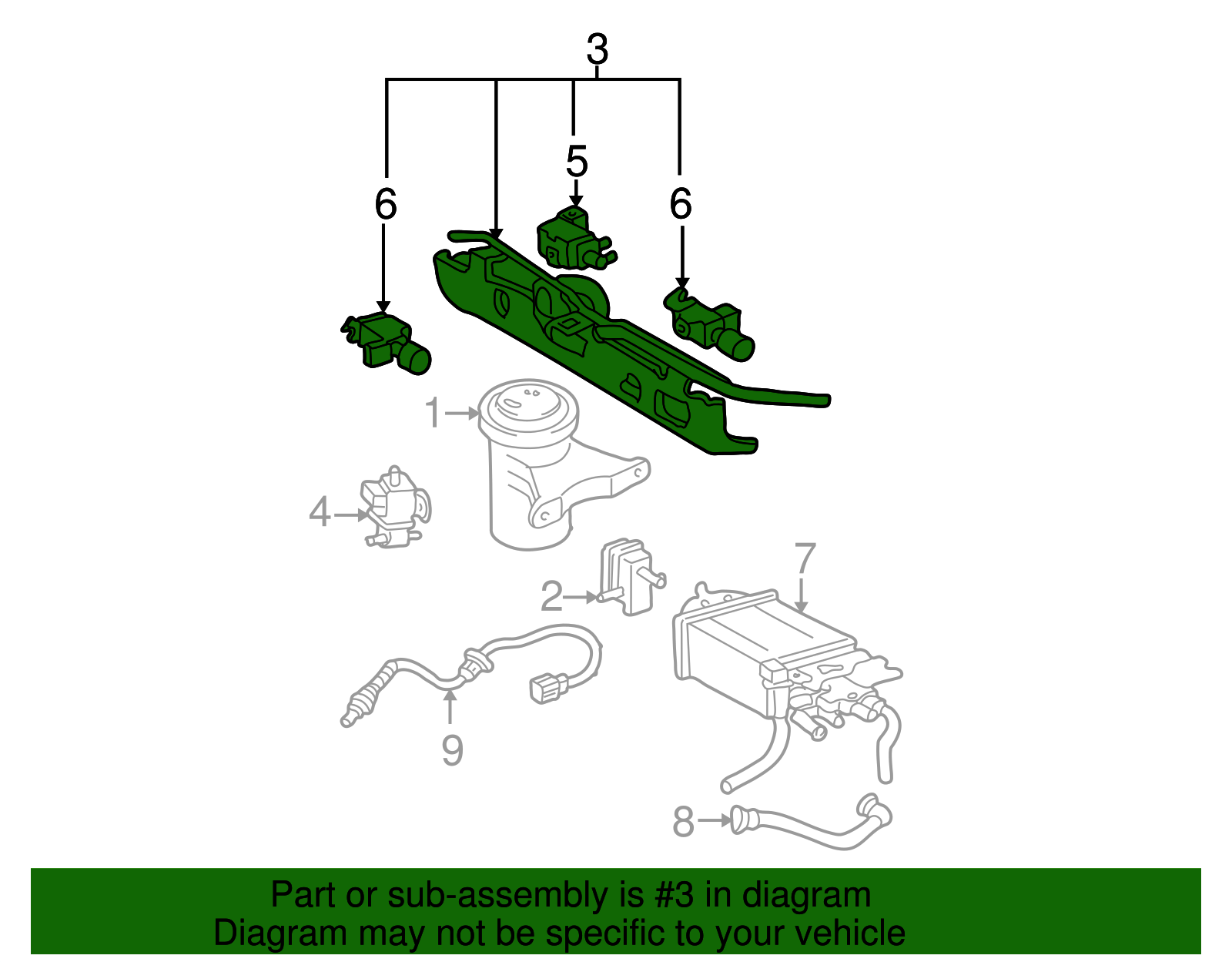 2000-2005 Toyota Vapor Canister Purge Solenoid 90910-12264 | OEM Parts ...