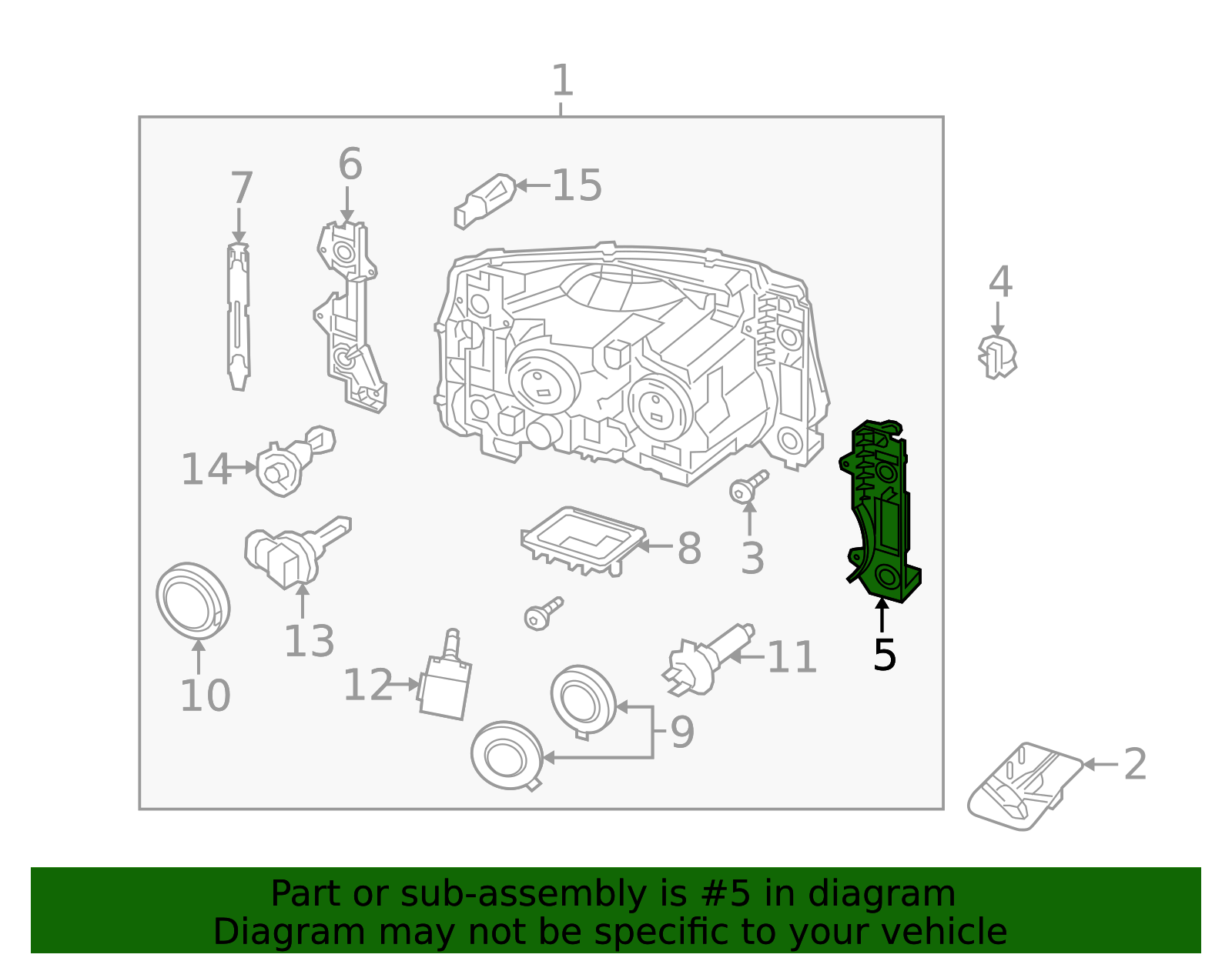 Inner Bracket - 2010-2013 Land Rover (LR014115) | Land Rover Annapolis ...