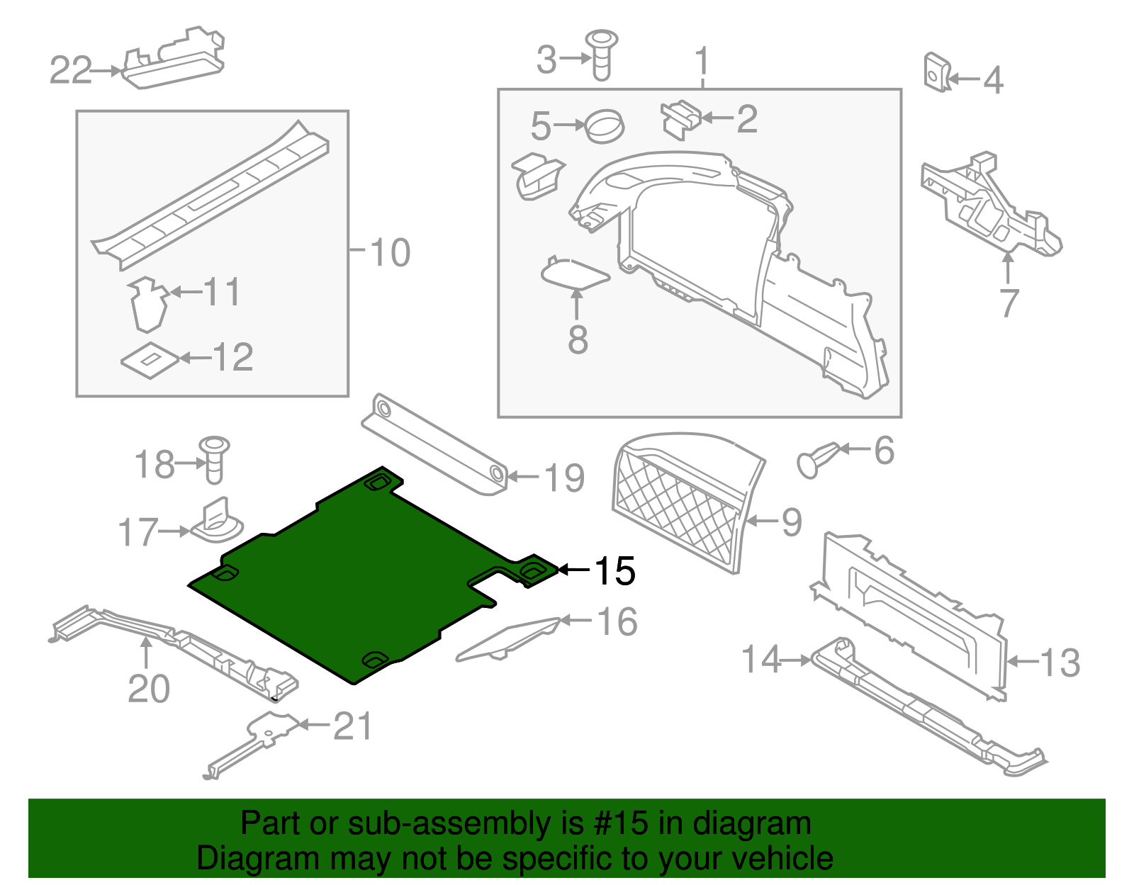 Genuine Porsche Floor Cover Panel for 2012-2016 Porsche Panamera | OEM ...