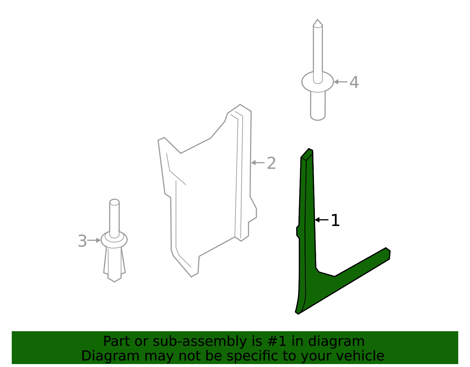 51138079583 - 2020-2022 BMW Vent Louver (51-13-8-079-583) | BMW of ...