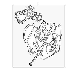 2000-2017 GM Front Engine Cover 12637040 | Courtesy Parts