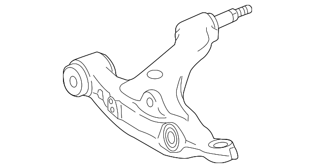 48620-30330 - Lower Control Arm For 2013-2025 Lexus | Lexus OE Parts