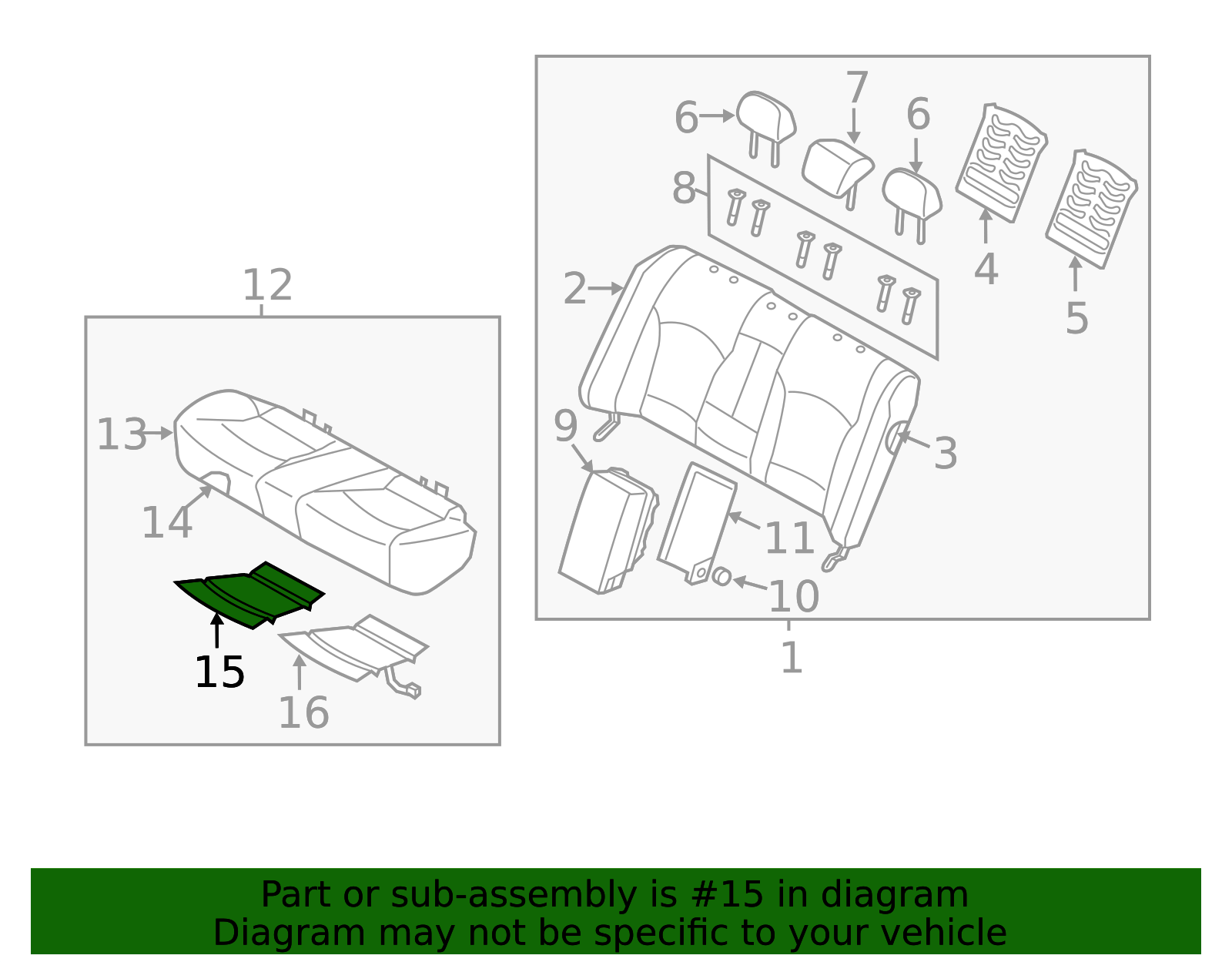 2011-2015 Hyundai Sonata Seat Heater Pad 89290-3S000 | MotorMotor