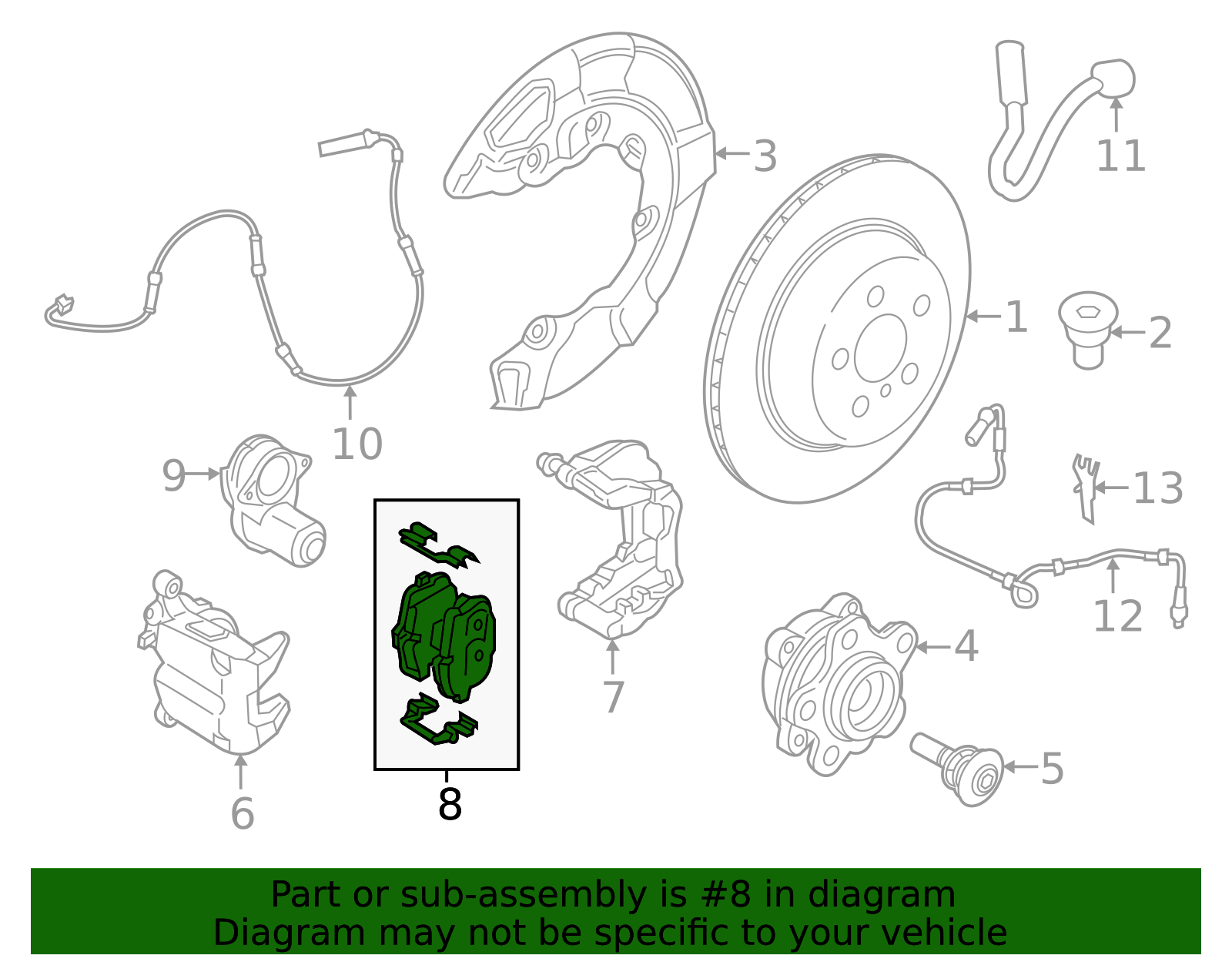 34216885187 - 2017-2025 BMW Brake Pads Rear (34-21-6-885-187) | BMW of ...