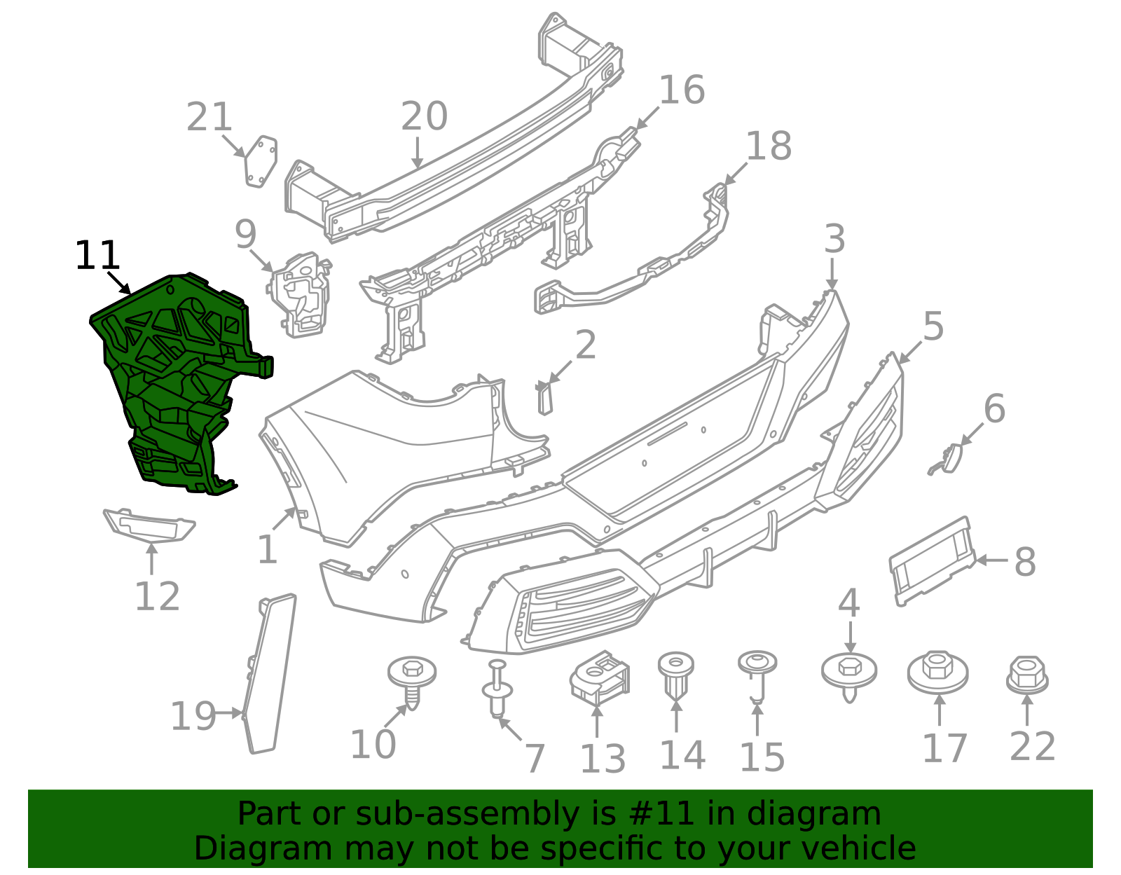 51-12-5-A32-9D2 - High-Quality Side Support for AutoNation Parts