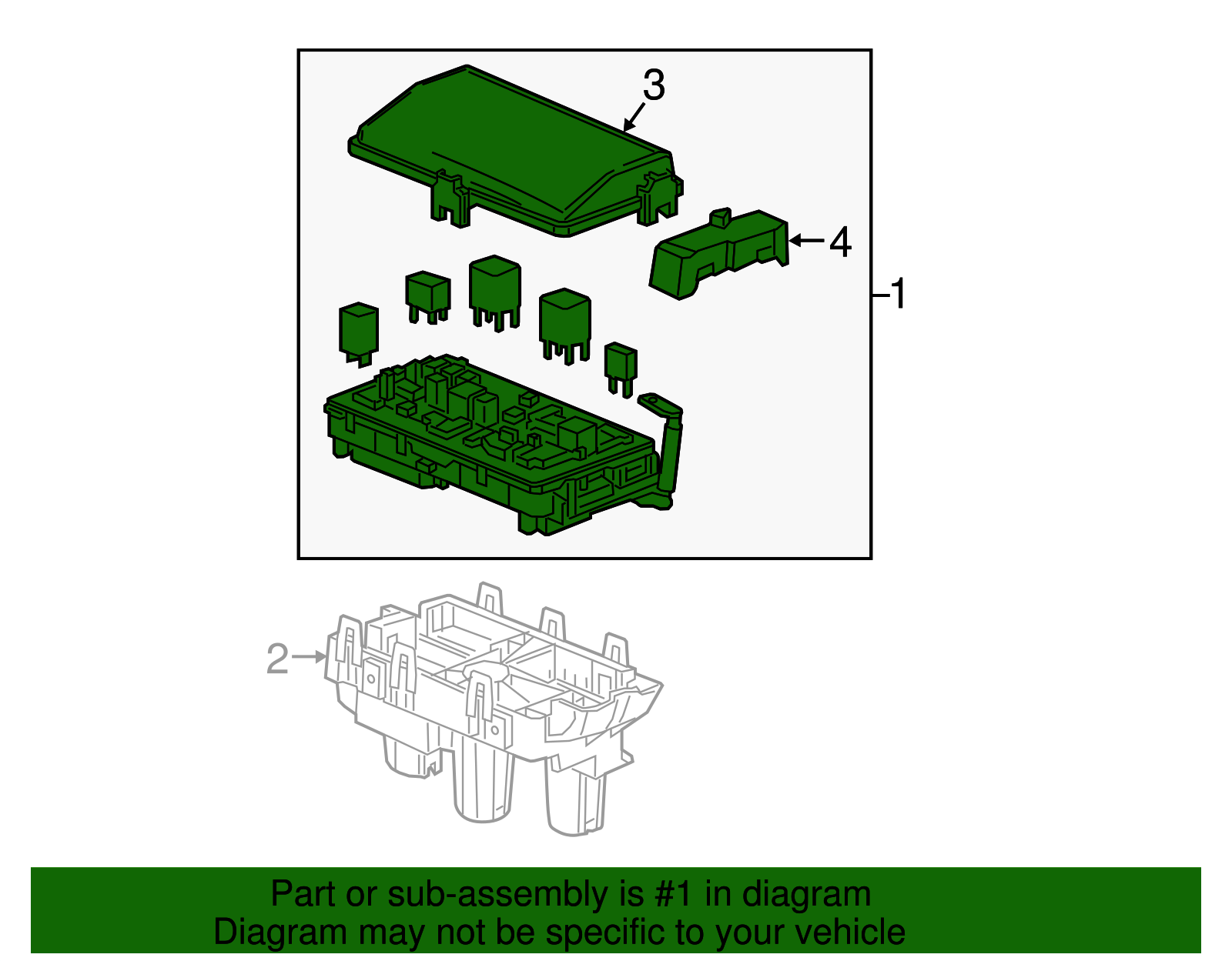 2022 GM Engine Wiring Harness Junction Block 85118700 | Capital Chevy Parts