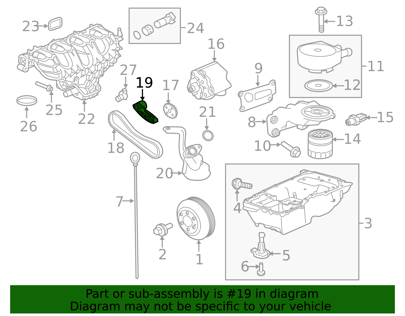 2013-2017 Jaguar Tensioner AJ813093 | JaguarParts.com