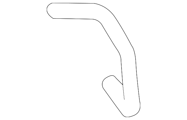 Genuine Toyota Hose, Water Bypass part# 16261-75040 for 1995-2000 ...