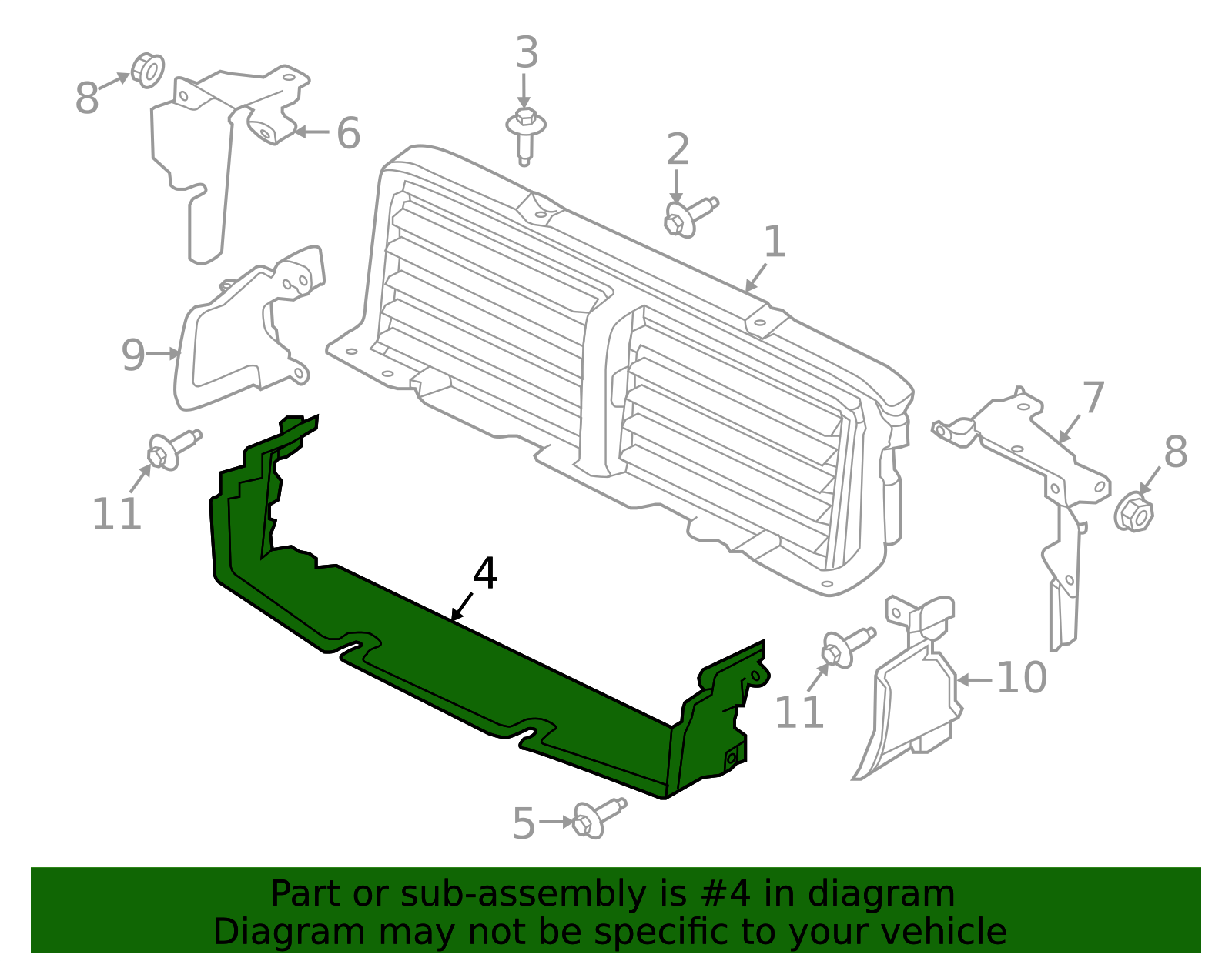 Radiator Air Deflector - OEM Engine Cooling Channel | AutoNation Parts