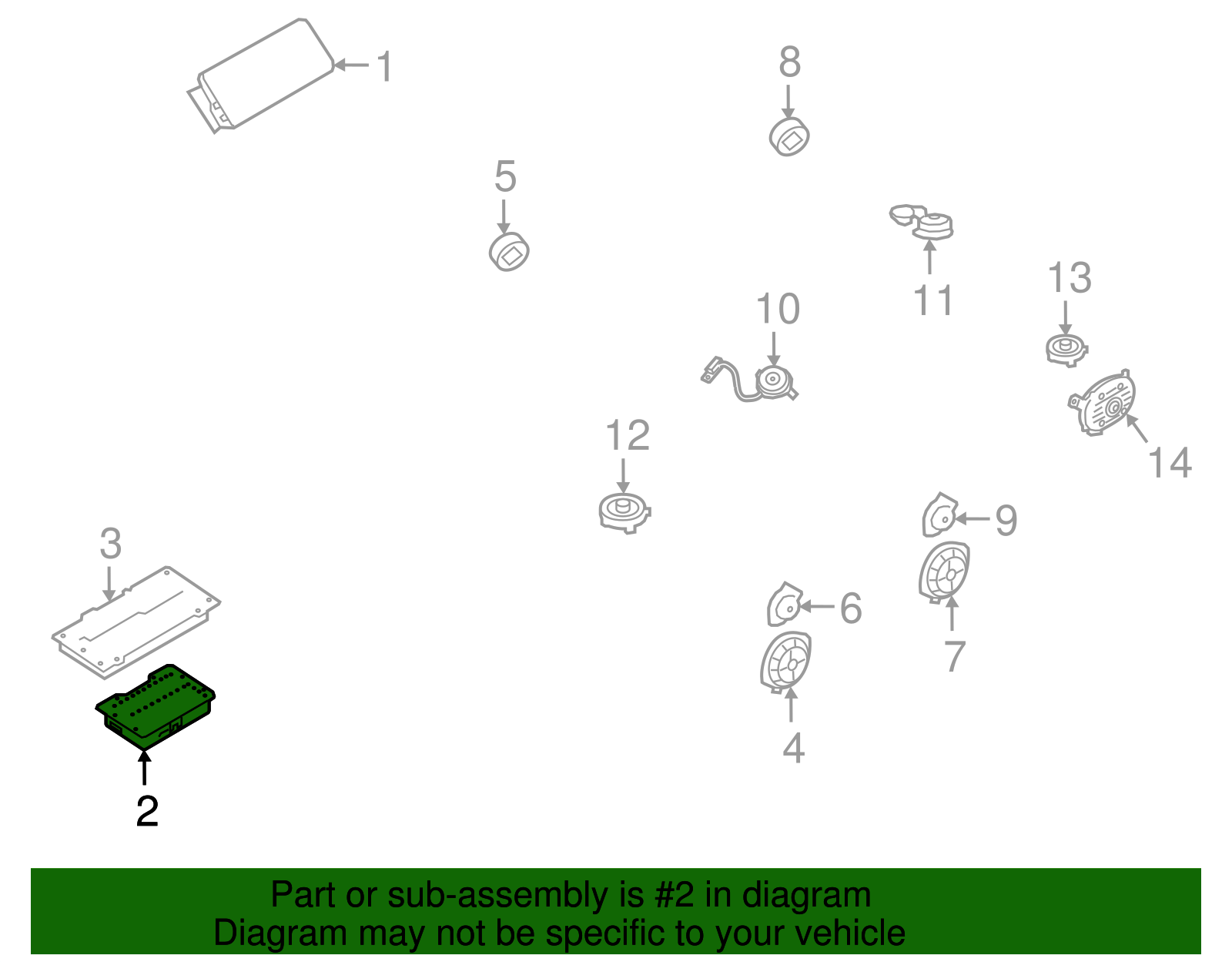 2014-2020 Land Rover Amplifier LR081470 | OEM Parts Online