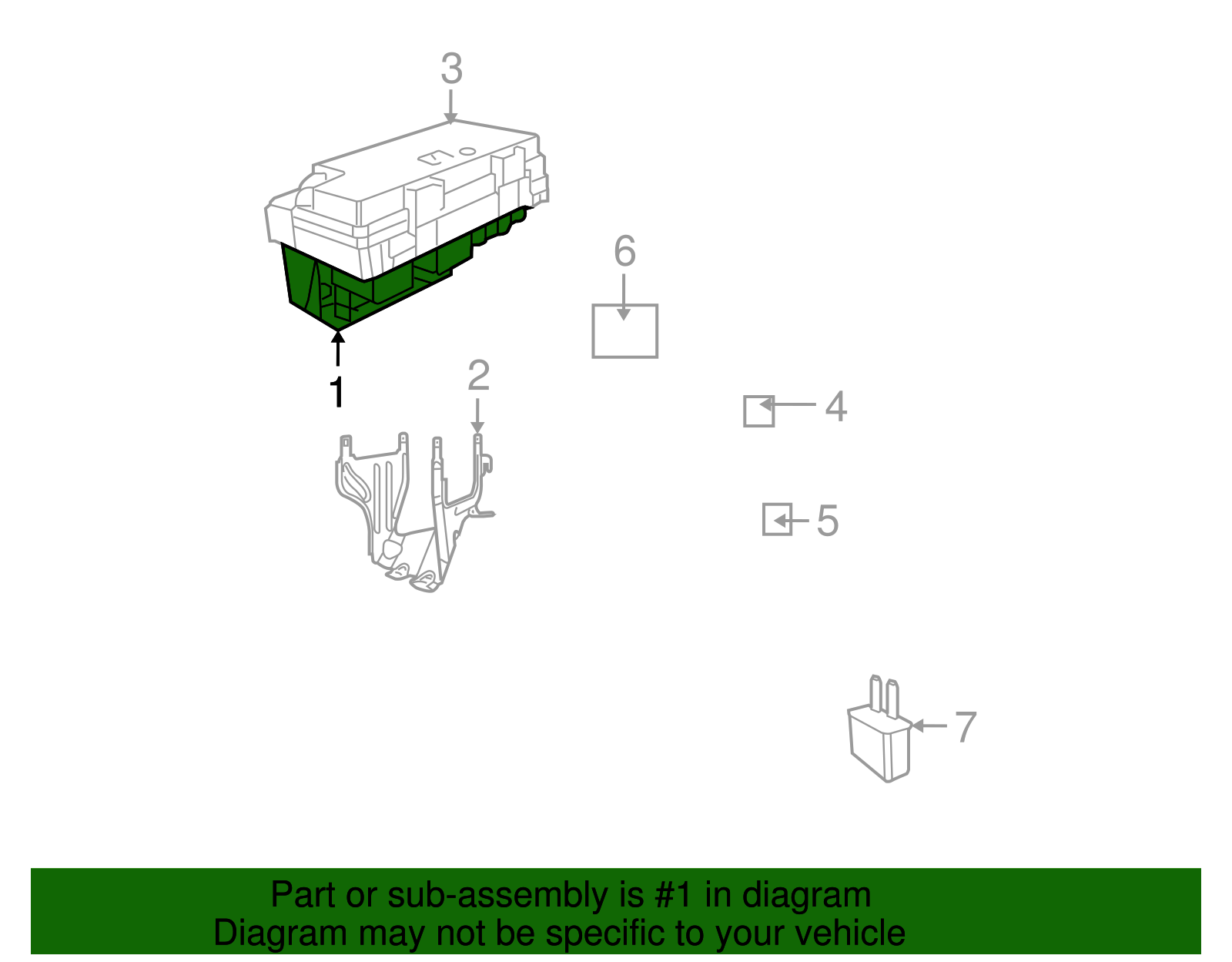2008-2010 Mopar Fuse & Relay Box 56049720AV | Mopar Parts Canada