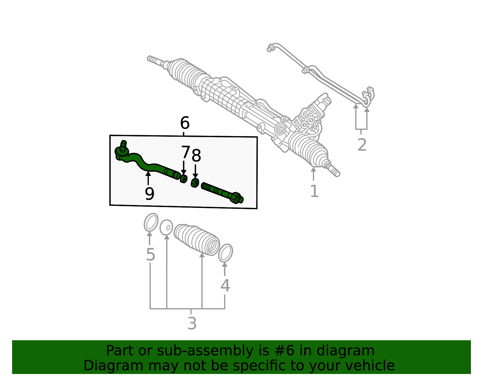 32-10-6-777-504 - High-Quality Tie Rod Assembly for 1999-2008 BMW ...