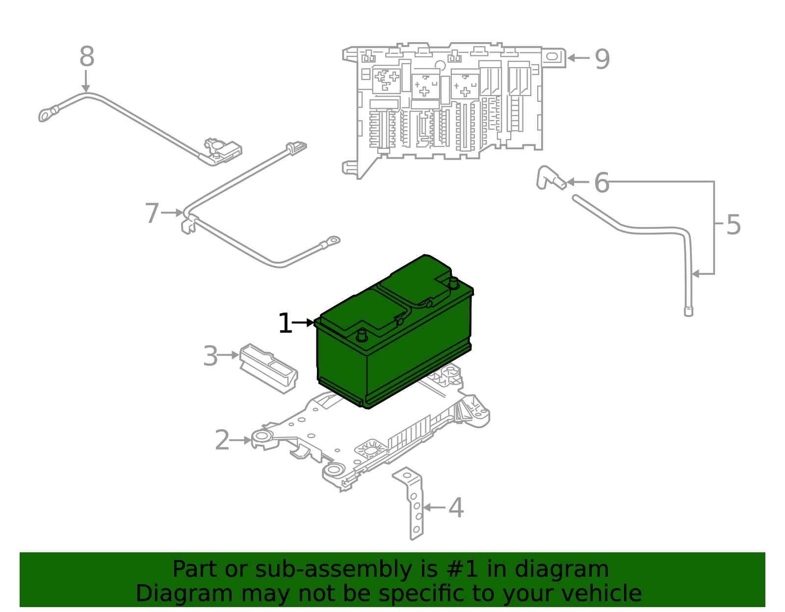 61-21-5-A40-E19 - Battery | Buy BMW Parts Now