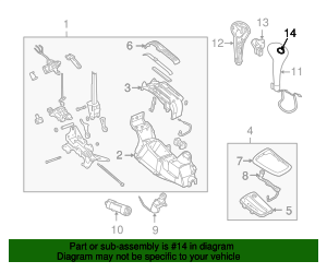 Genuine Auto Trans Switch (Sport) for 1999-2009 Saab | Part# 4579454 ...