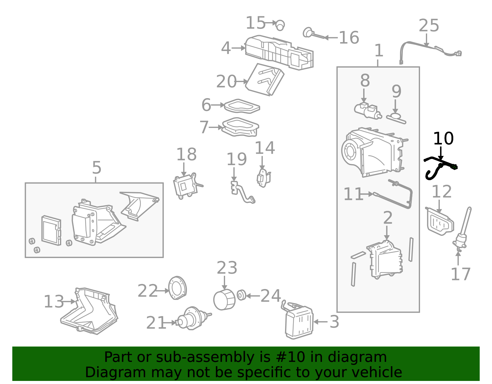 Ford A/C Suction Hose - OEM Cooling Line - Part #9C2Z-19C827-A ...