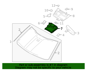 Genuine OEM Ford Part - Lane Departure System Camera ML3Z-19H406-B ...