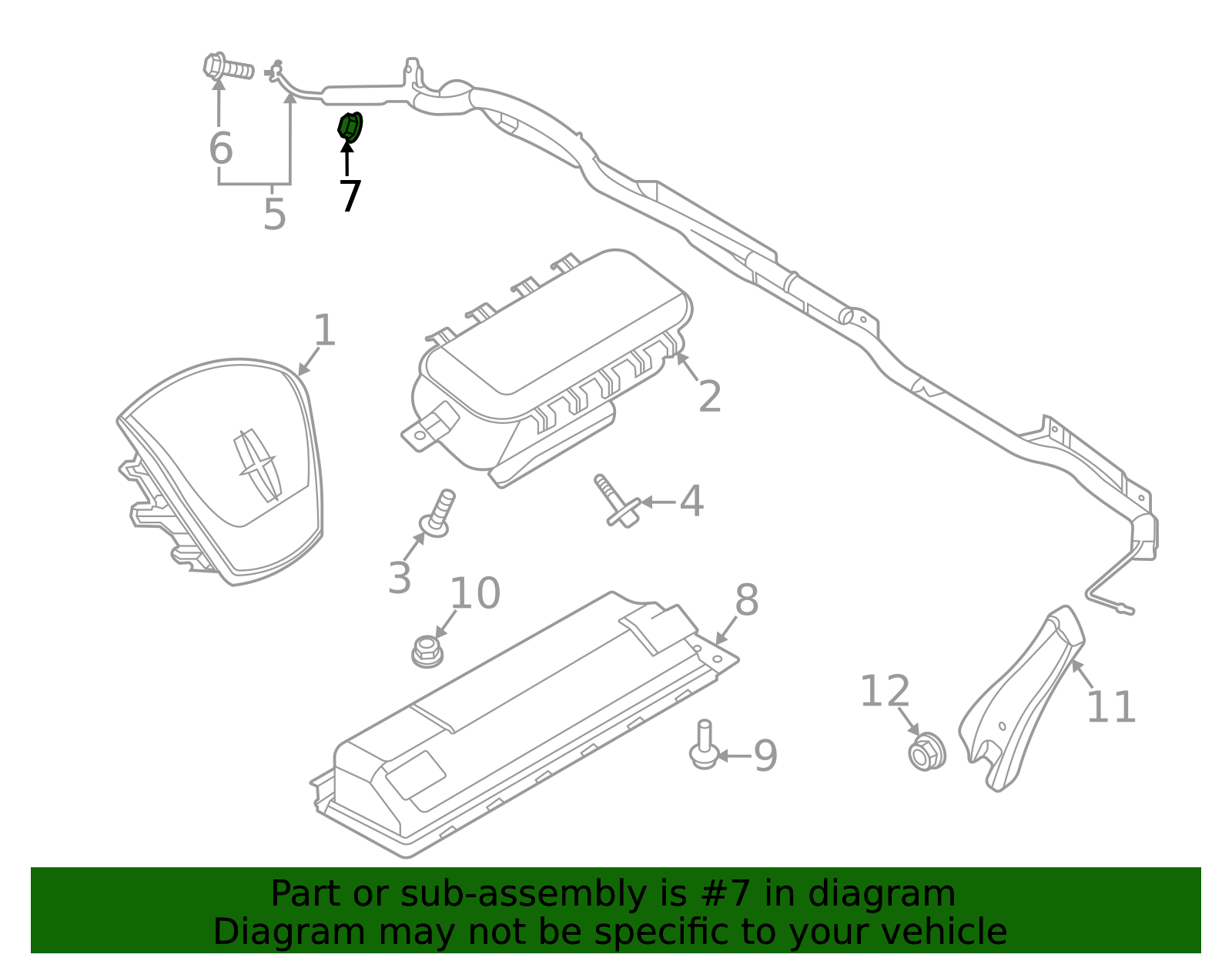 W701152-S440 - Hold Down Clamp Nut 2011-2025 Ford | Ford Parts Direct