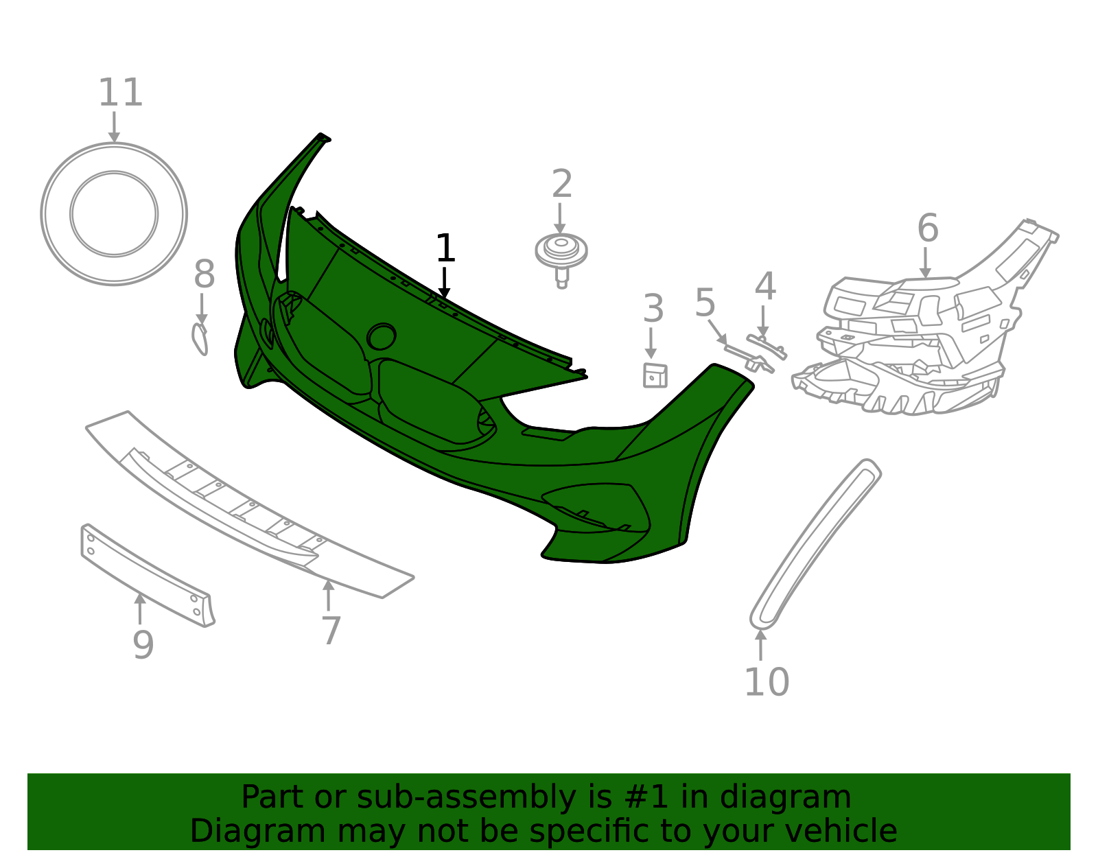 51119463092 - 2020-2024 BMW Bumper Cover (51-11-9-463-092) | BMW of ...