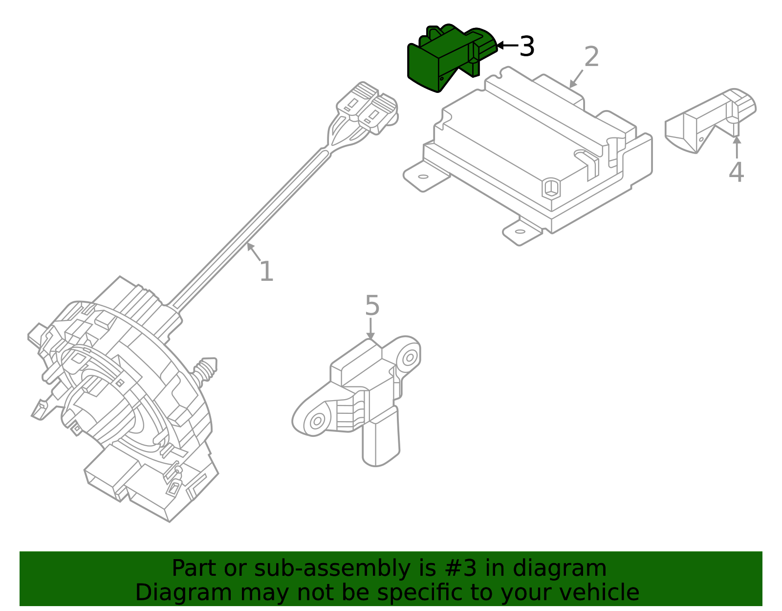 95920-M5000 - Ft Impact Sensor 2020-2025 Kia Soul | Kia.Parts Store