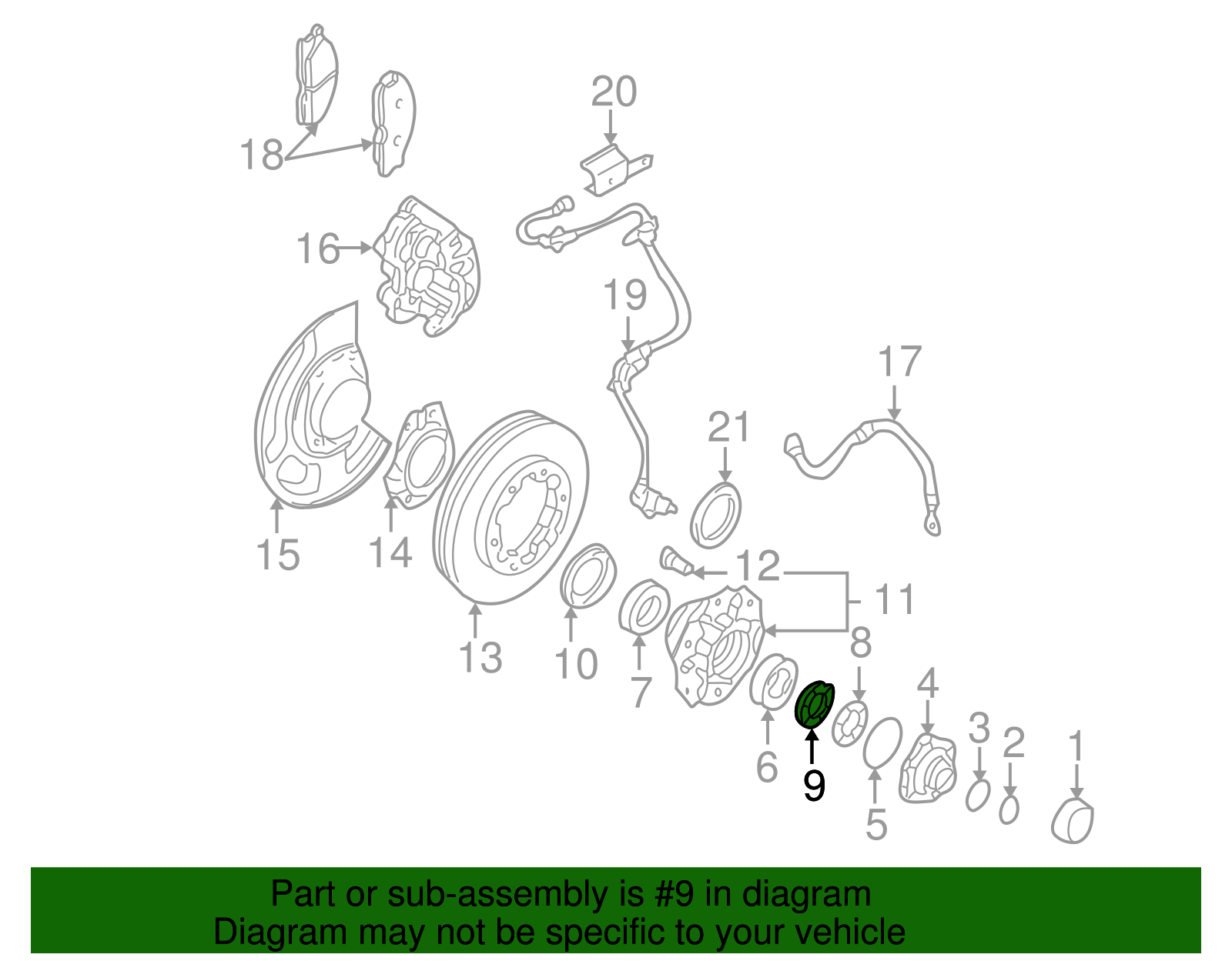 1997-2003 Infiniti QX4 Axle Nut 4026292G00 | Faulkner Infiniti of ...