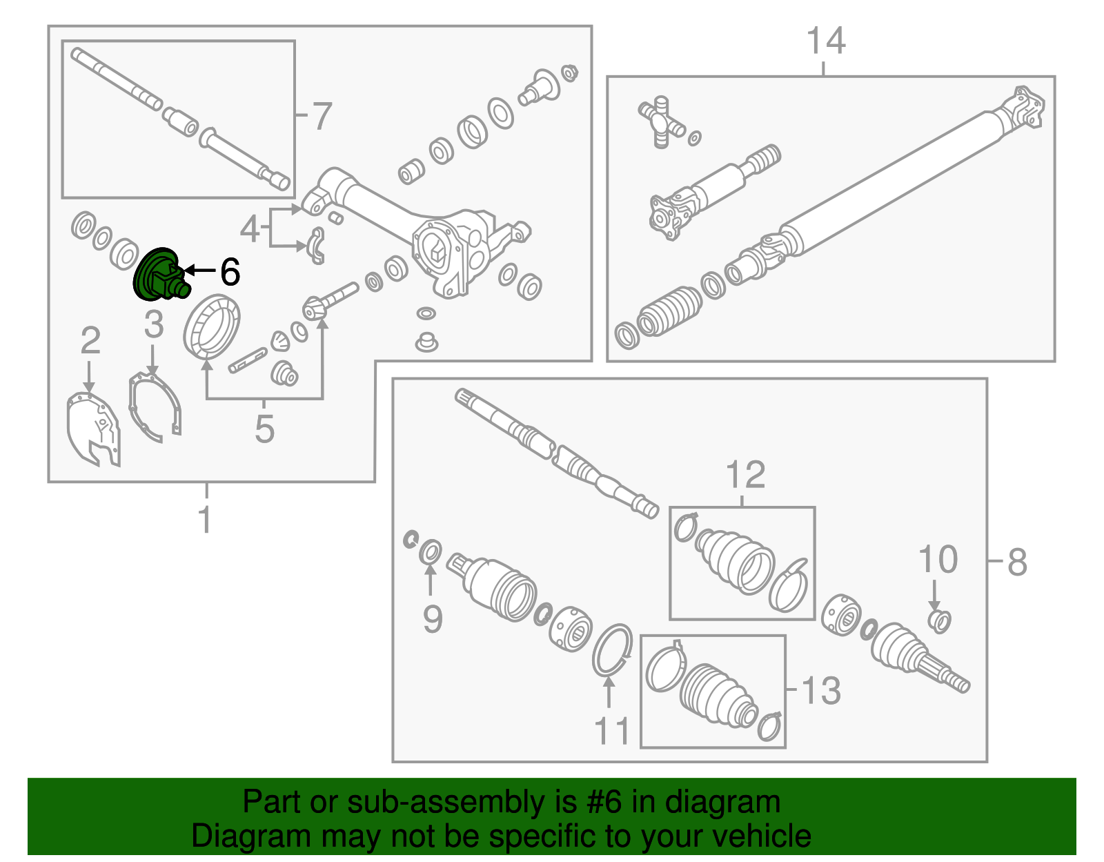 2005-2020 Nissan Differential Case 38421-EA000 | Nissan Parts Central