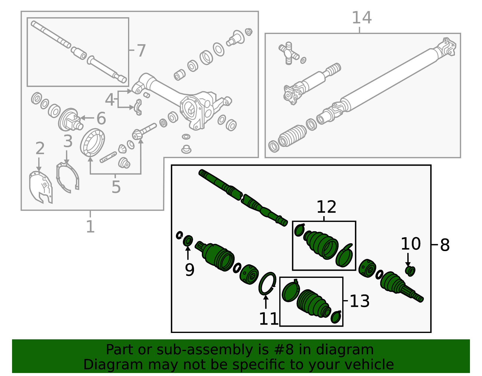 39100-EA000 - Axle Assembly 2005-2020 Nissan | Official Nissan Parts Store