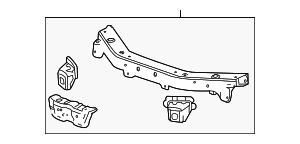 25974358 - 2010-2017 GM - Front End Upper Center Tie Bar | Partners Chevy